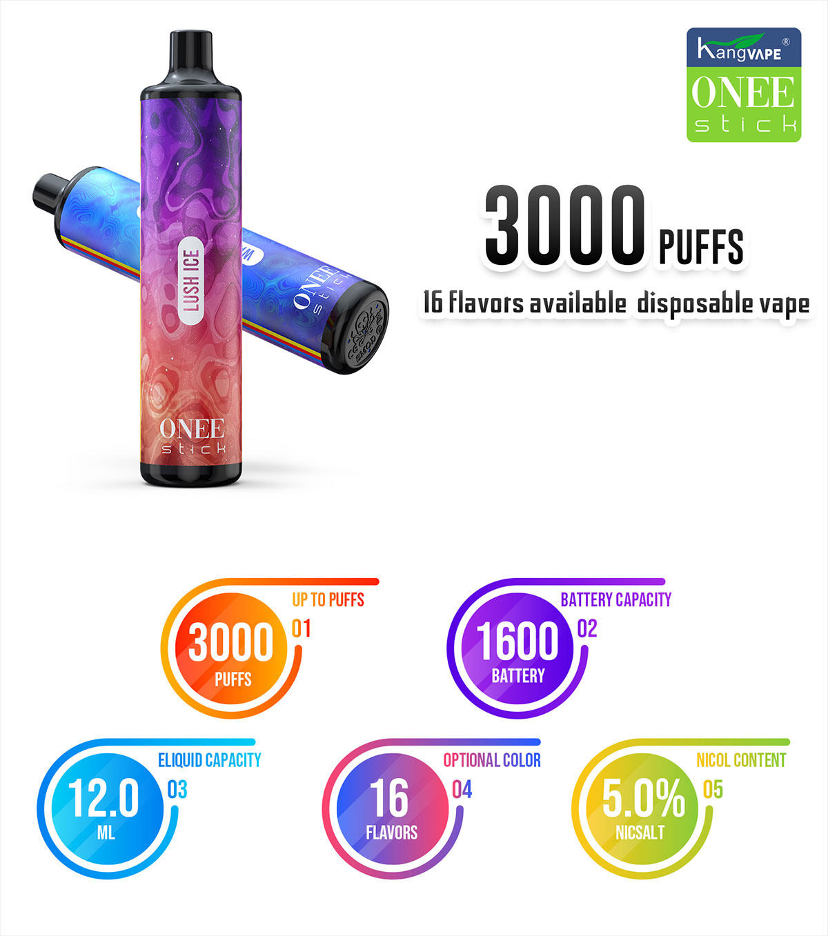 ONEE STICK 3000 PUFFS-Kangvape丨Official Website丨Original factory